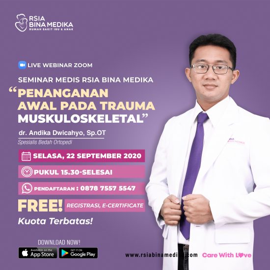 Live Instagram "Penanganan Awal Pada Trauma Muskuloskeletal" - RSIA BINAMEDIKA