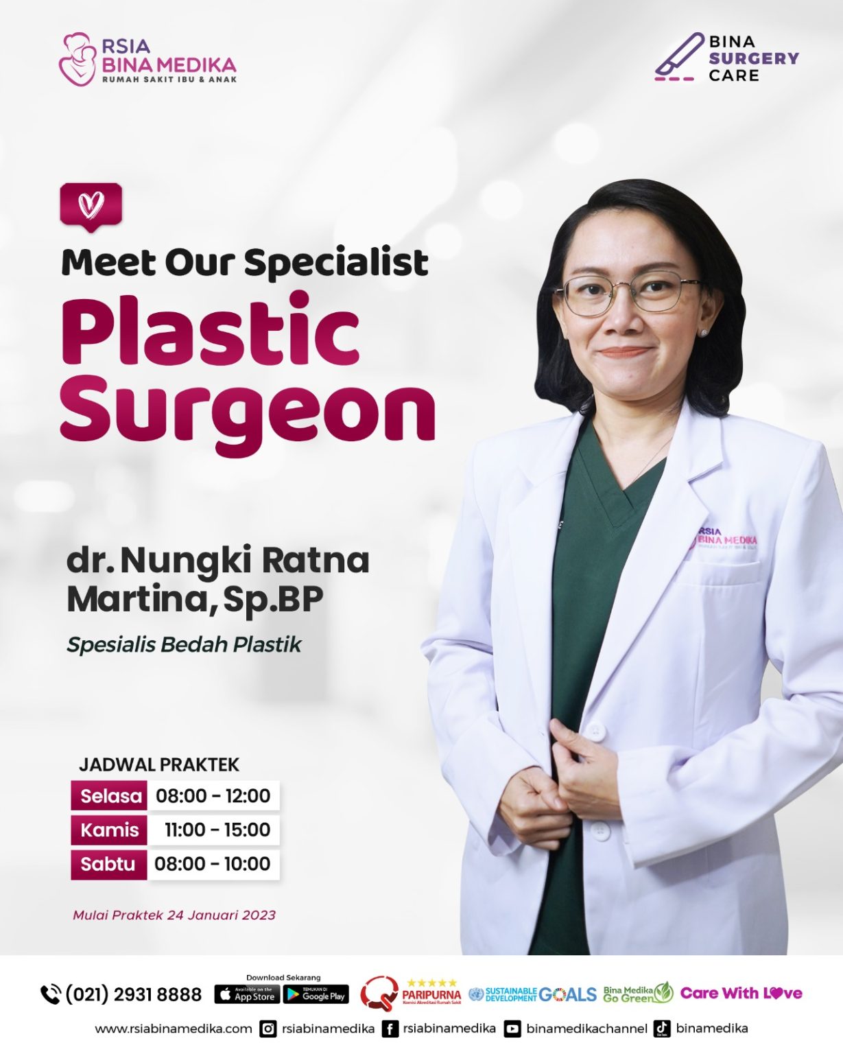 Simak Video Ini Sebelum Rekonstruksi Payudara - RSIA BINAMEDIKA